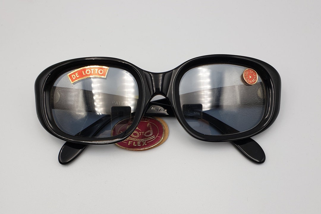 DE LOTTO Sunglasses Vintage 60s New Never Used. Rare. Collectible. Shows Signs of Age Etsy