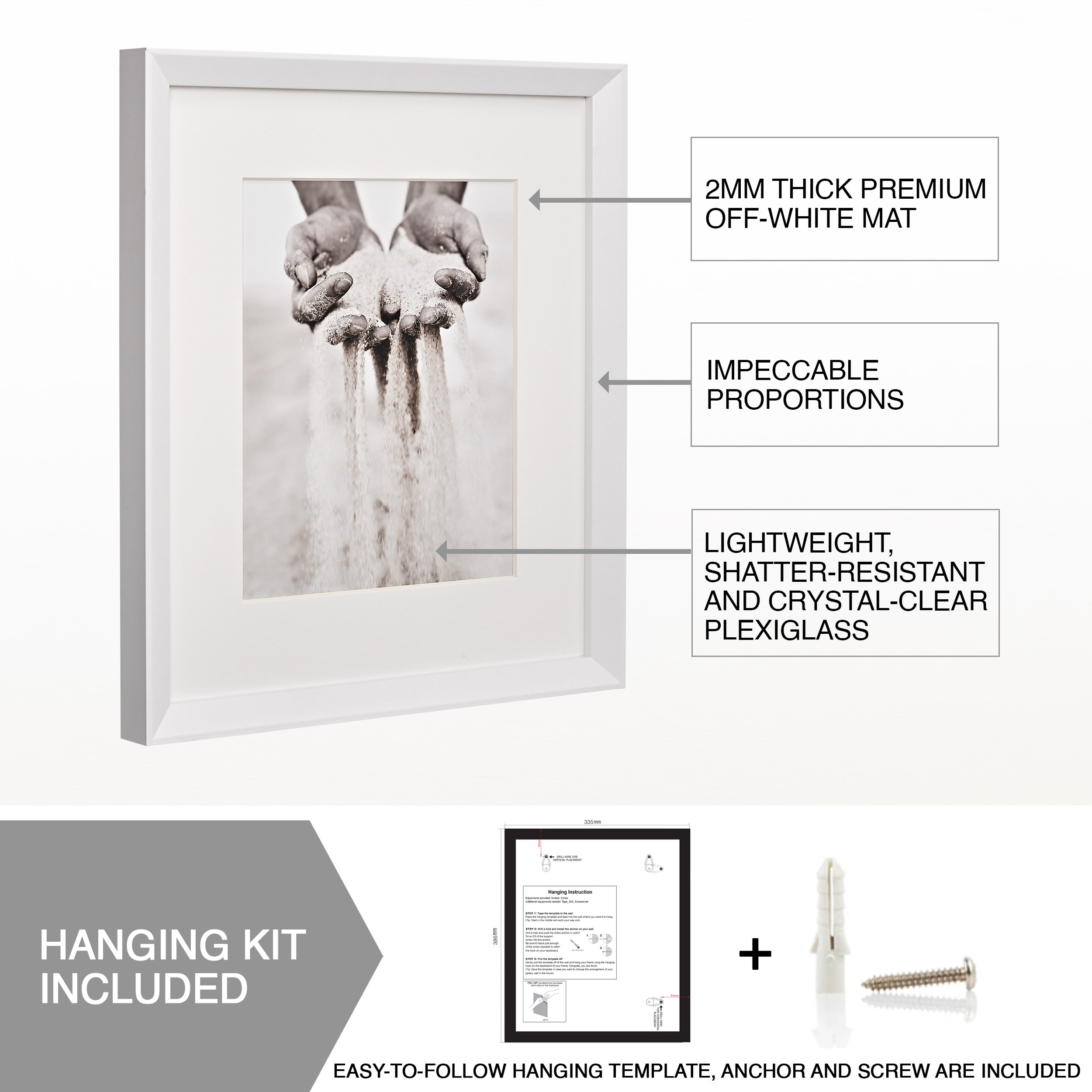 8x10 12x14 Gallery Wall Frame in White for 10x8 14x12 - Etsy