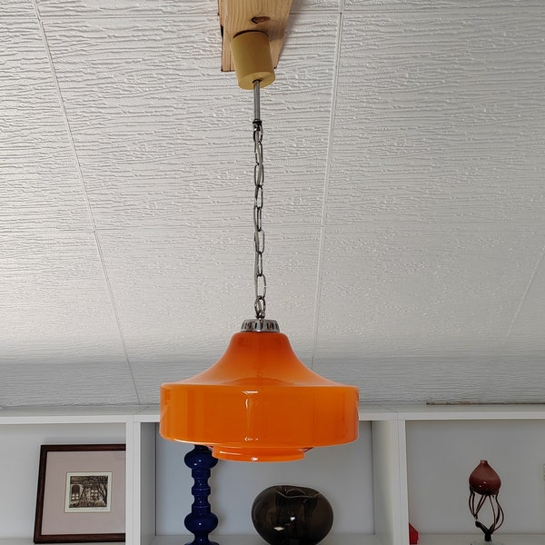 Orange Ceiling Light - Etsy UK