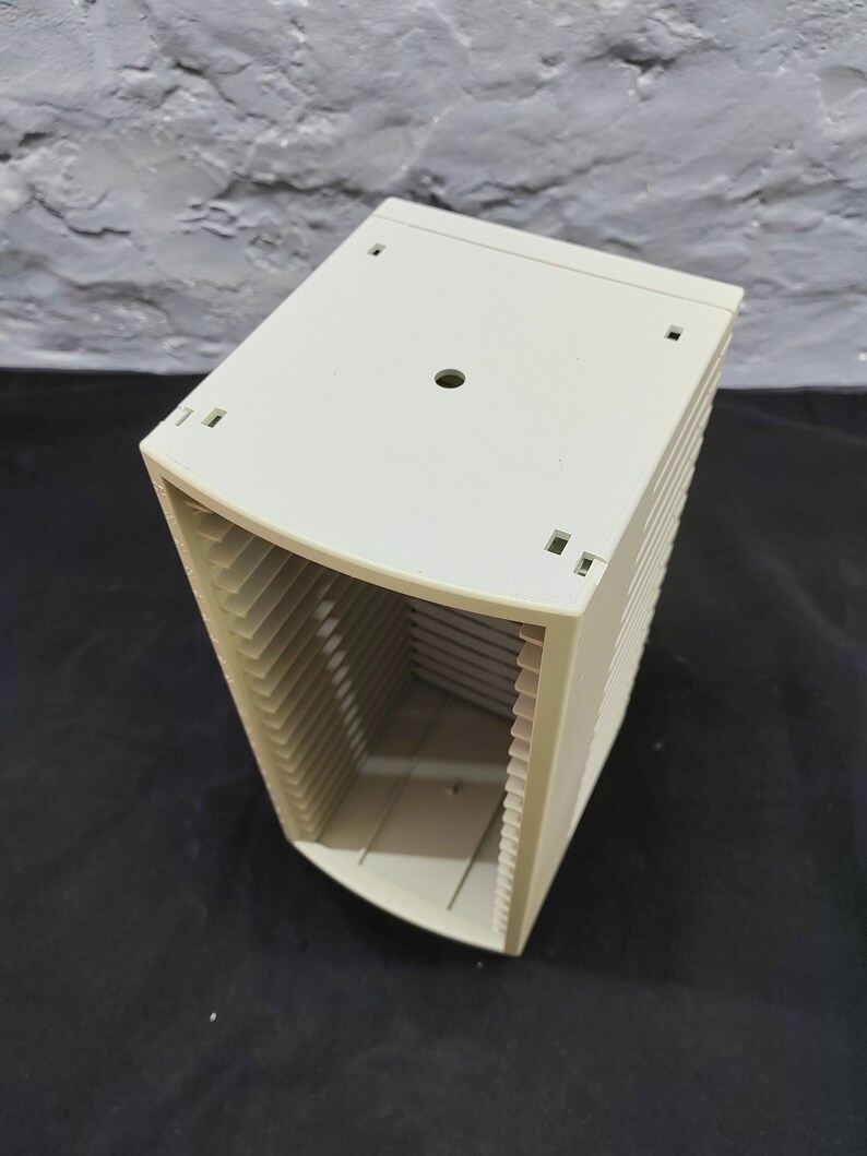 Retro CD System Rack Made by Actiu Spain CD Case 20 Cds Storage Holder ...