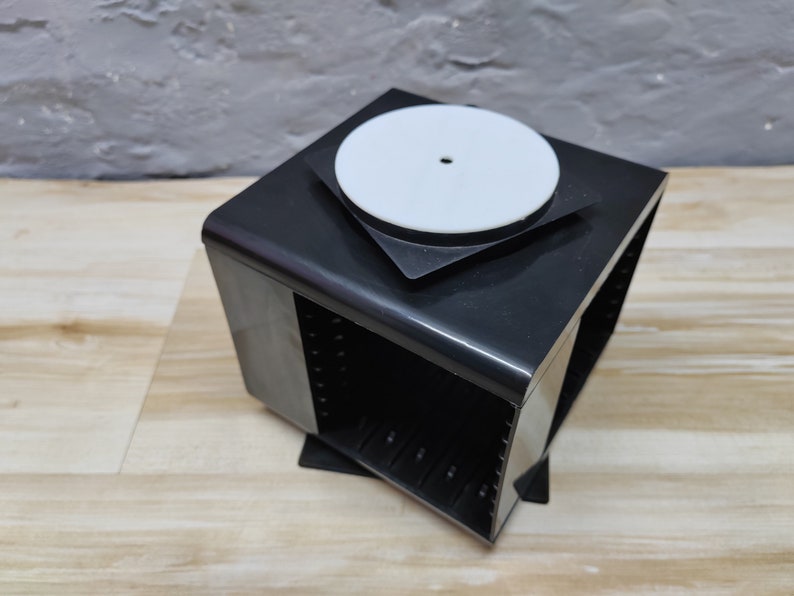 Vintage Cassette Rack Music Tape Stand Holder Audio Tape Storage Box ...