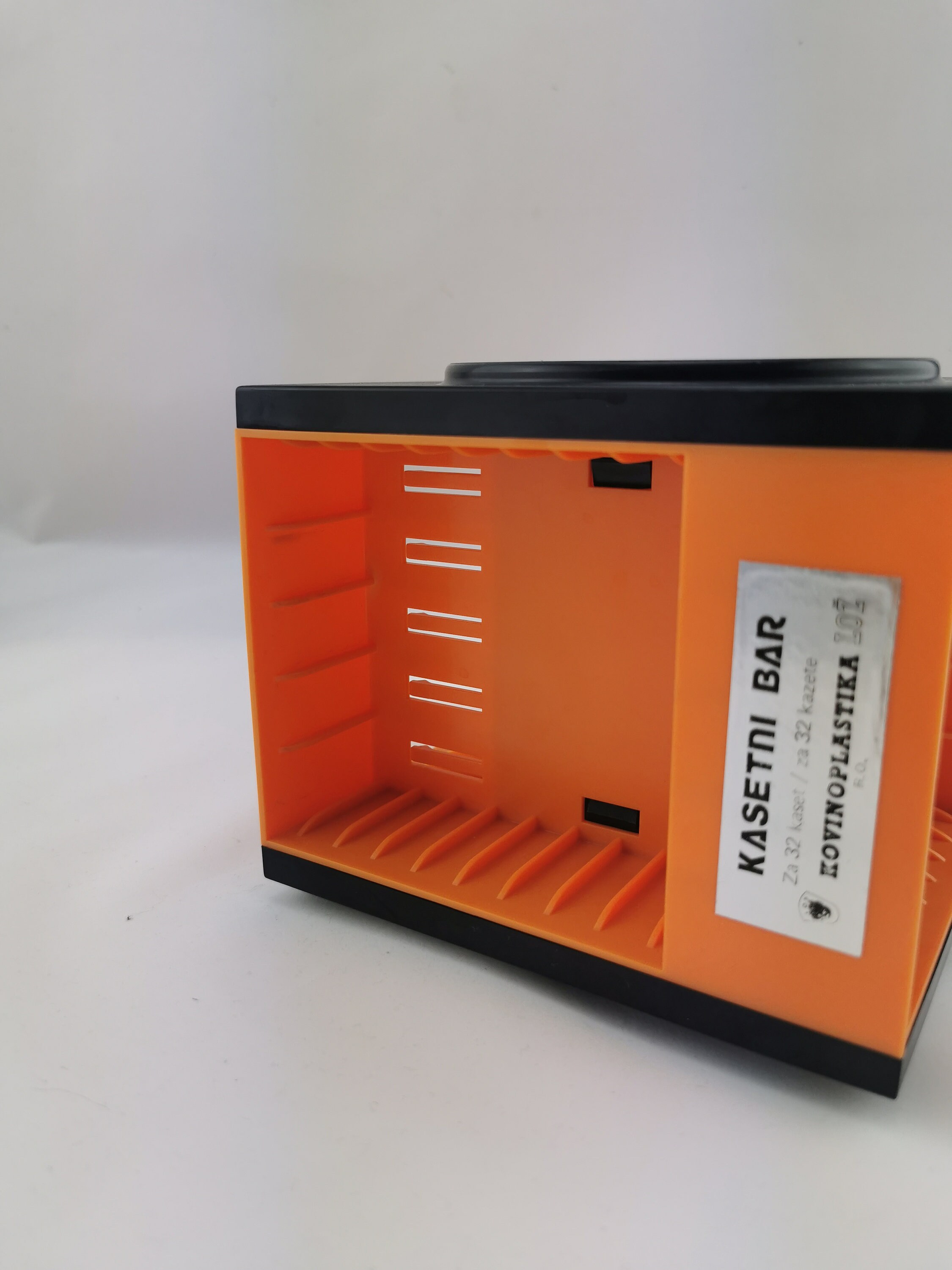 Vintage Cassette Rack Music Tape Stand Holder Audio Tape Storage Box ...