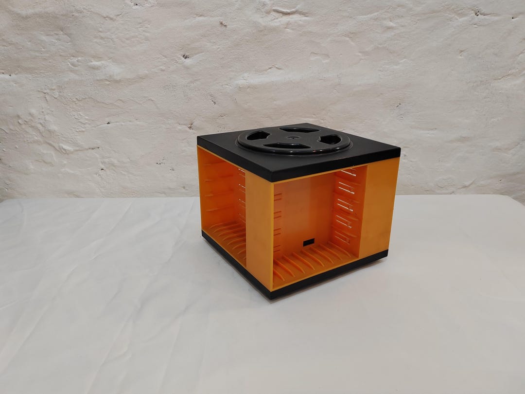 Vintage Cassette Rack Music Tape Stand Holder Audio Tape Storage Box ...