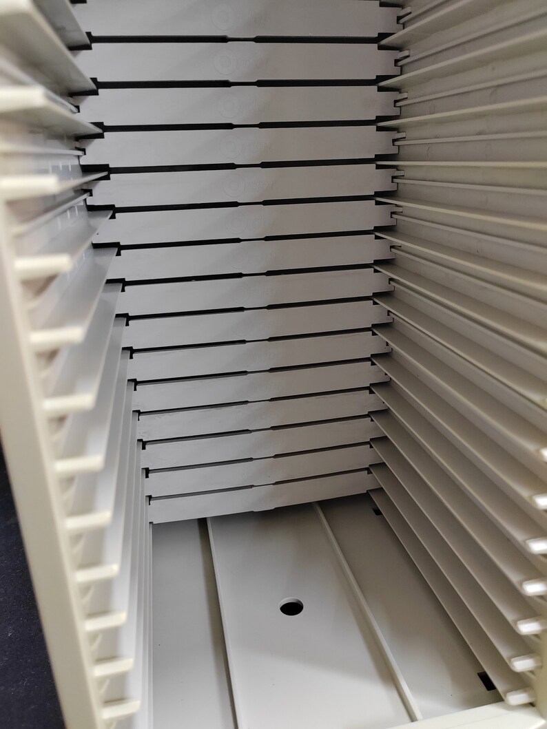 Retro CD System Rack Made by Actiu Spain CD Case 20 Cds Storage Holder ...