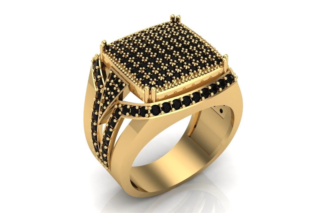 14k Gold Onyx Ring for Men ,onyx Ring for Men ,made in Israel - Etsy