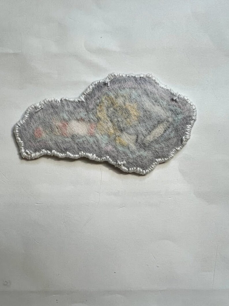 Hand Embroidered Psychedelic Sad Lisa Simpson Patch// Sew on Patch - Etsy
