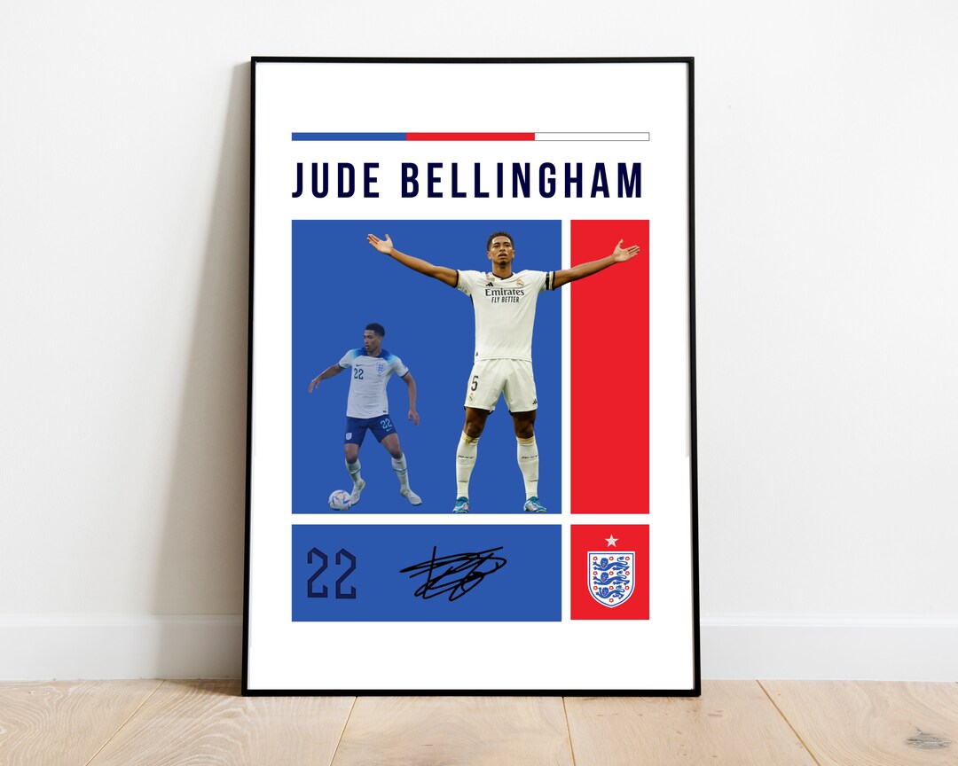 Jude Bellingham Poster, Jude Bellingham Print, Jude Bellingham ...