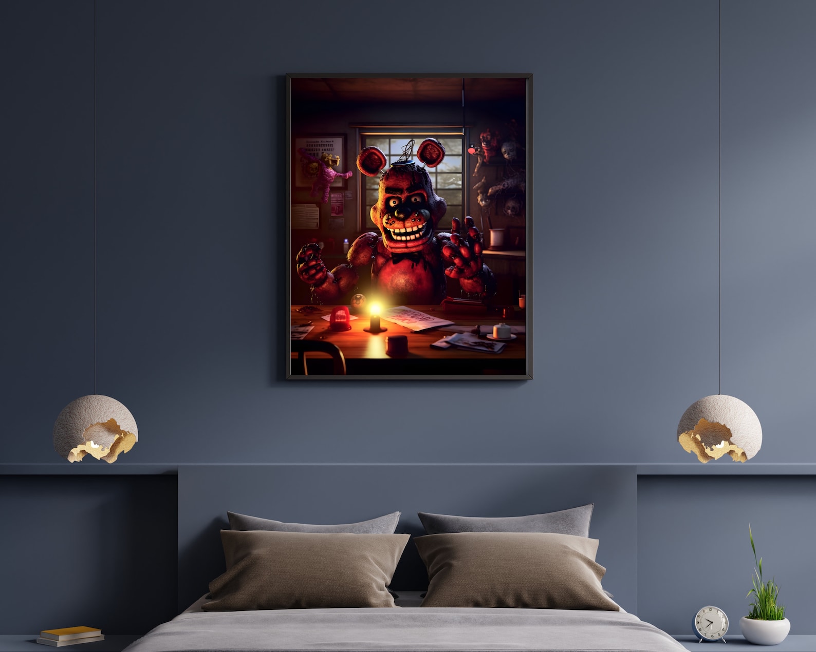 FNAF Poster, Five Nights at Freddie's Poster, Freddy Poster, Freddy ...