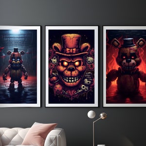 Five Nights at Freddys Celebrate Poster - Etsy