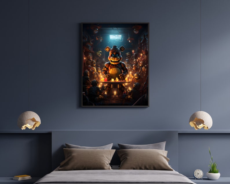FNAF Poster Five Nights at Freddie's Poster Freddy - Etsy