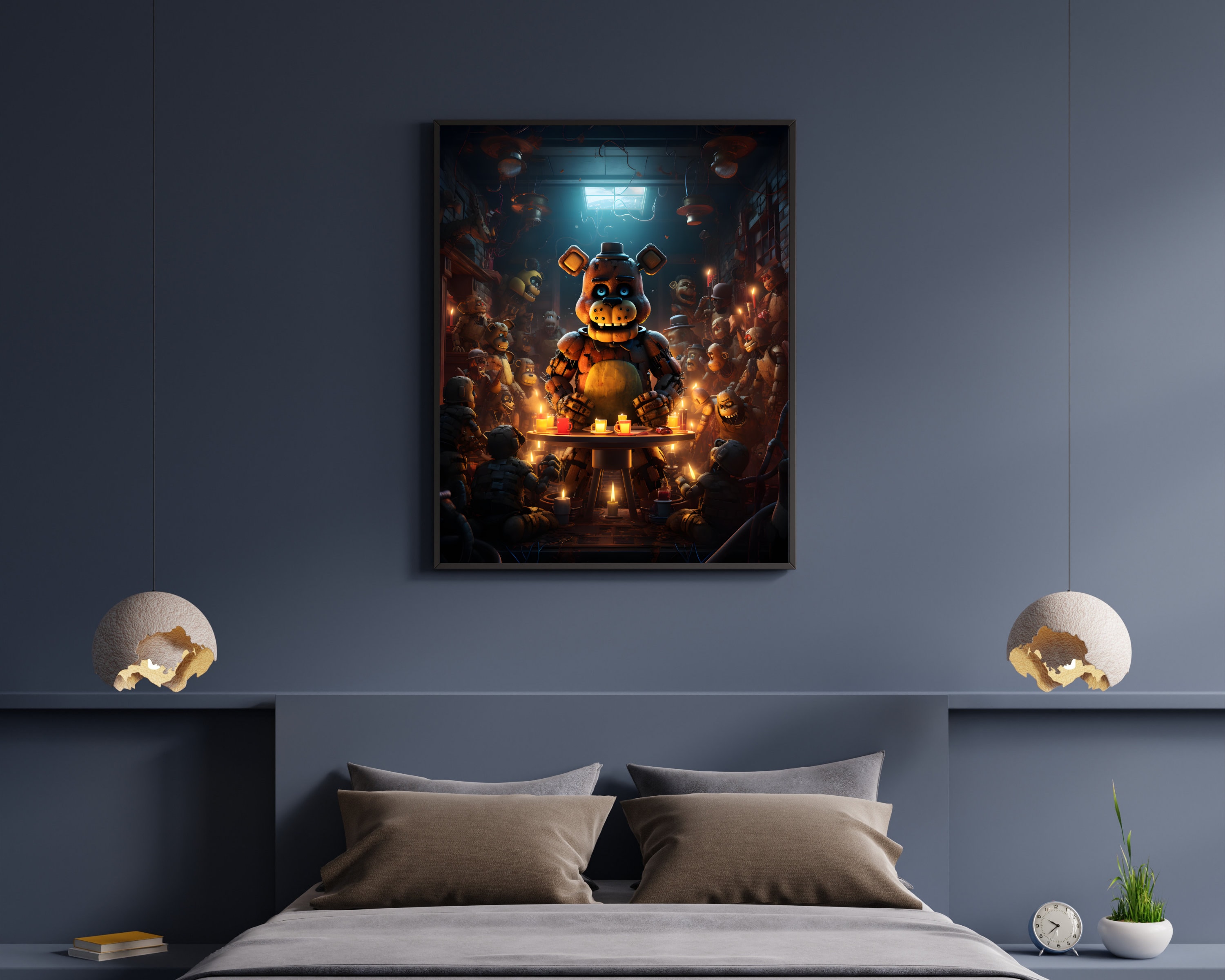 FNAF Poster, Five Nights at Freddie's Poster, Freddy Poster, Freddy ...