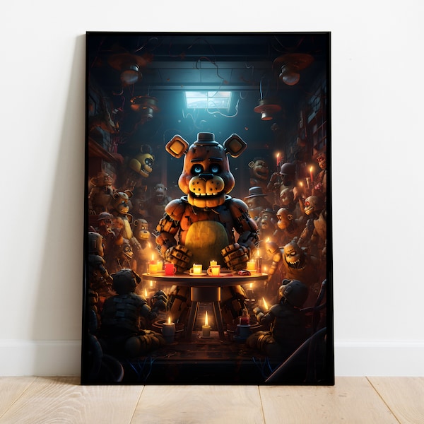 Five Nights at Freddys Poster - Etsy
