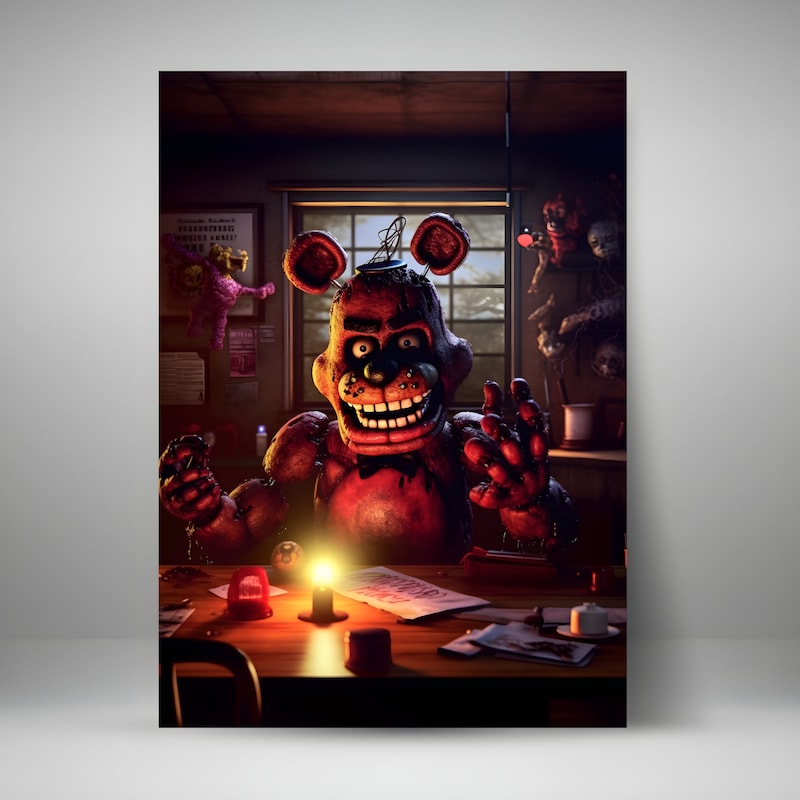 Celebrate Five Nights at Freddys Poster - Etsy