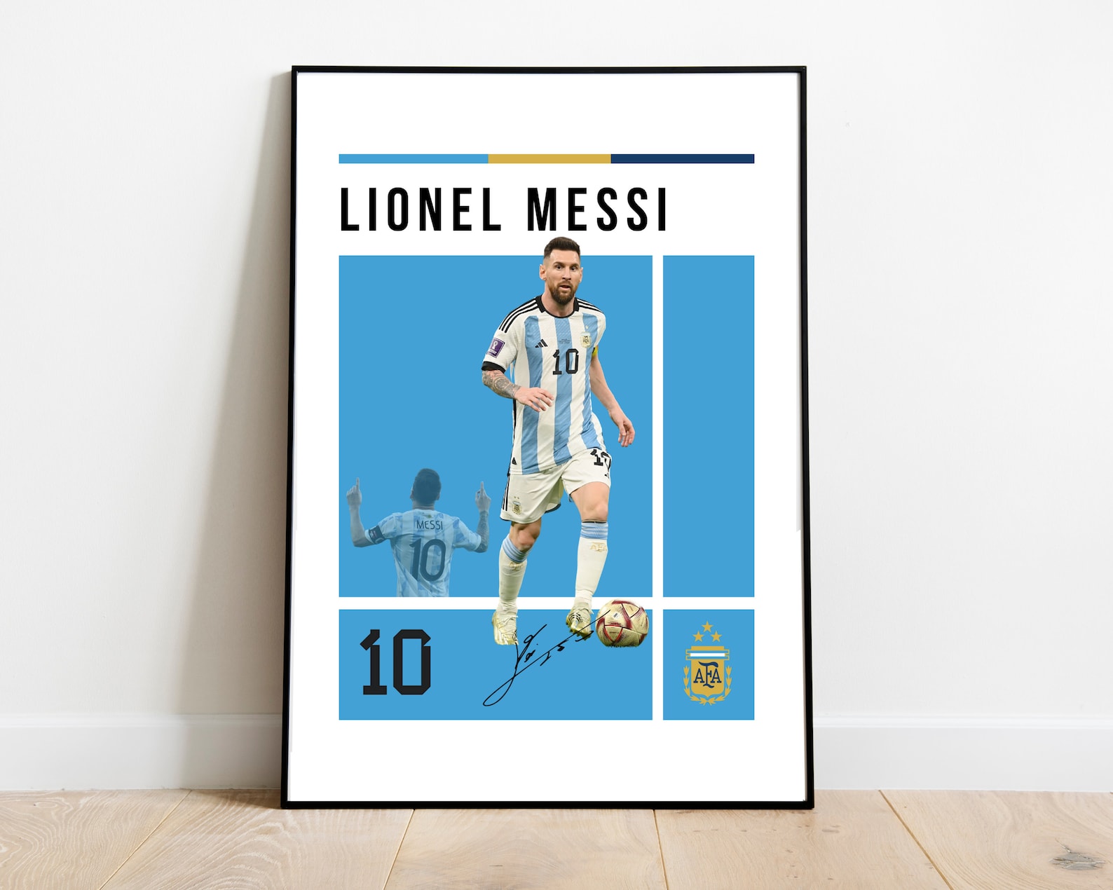 Lionel Messi Argentina Poster/canvas Print, Messi Wall Art, Messi Wall ...