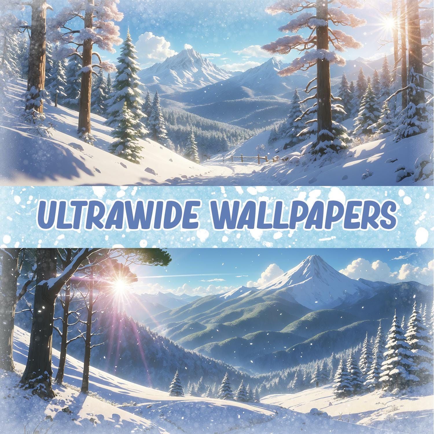Ultimate Cozy Winter Ultrawide Wallpaper Bundle, 30 Aesthetic Desktop ...