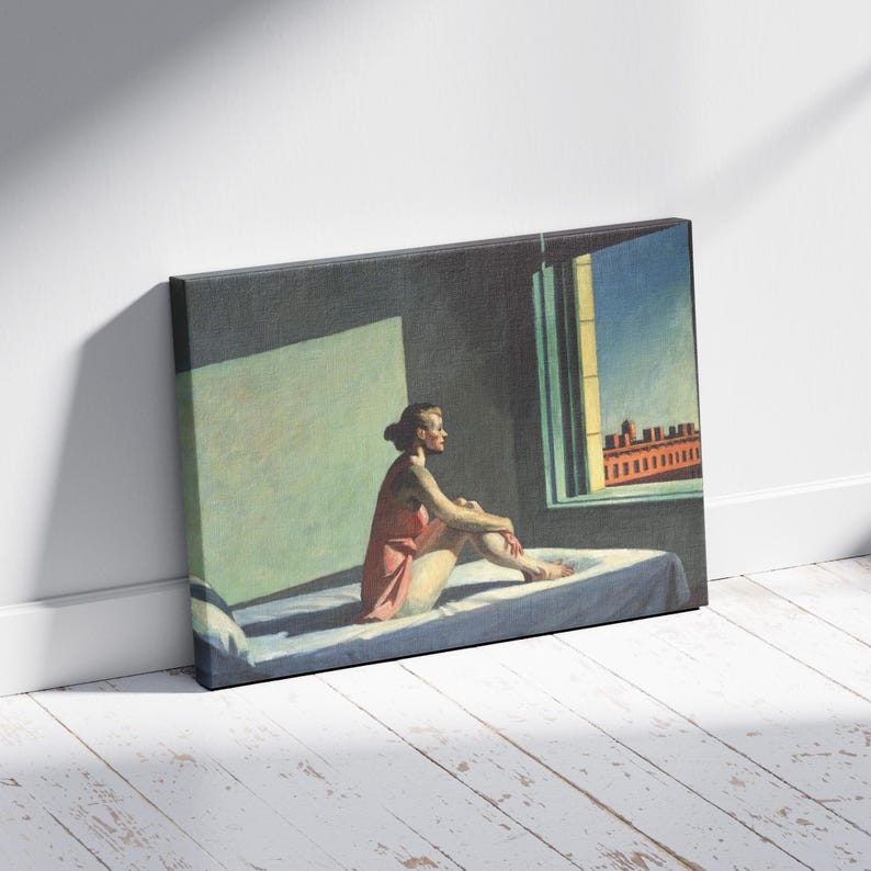 Pôster "Sol da Manhã" de Edward Hopper: Reprodução de Arte Clássica ...