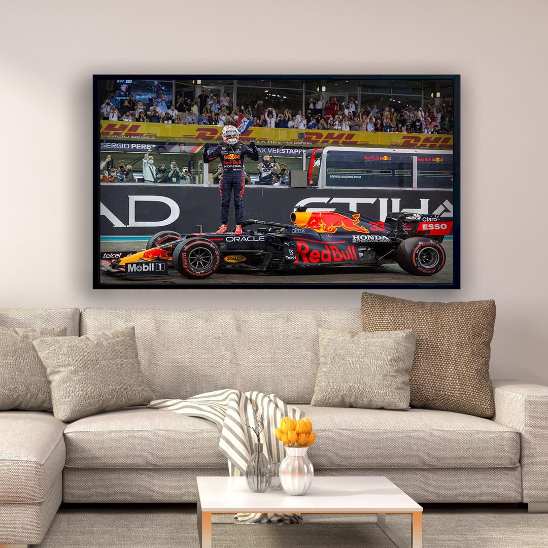 Red Bull Racing F1 Poster: Max Verstappen Formula 1 Wall Art - Etsy UK