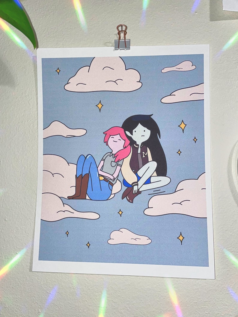 Bubbline Art Print Adventure Time Artwork Princess - Etsy