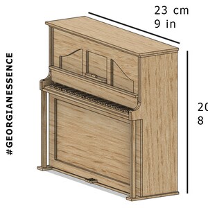 Laser-cut Piano Design for 1/6 Scale Dolls (H029F) - Etsy