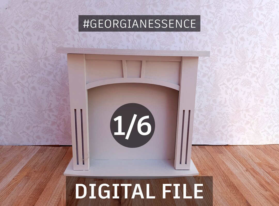Laser Cut Files. Doll Fireplace. Suitable for 1/6 Dolls: FR, Integrity ...