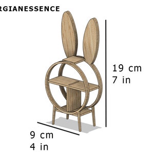 Laser-cut Shelf Rabbit Design for 1/8 Scale Dolls (H042F) - Etsy