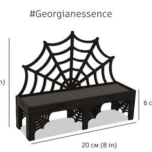 Bench for Dolls 1/6 Dollhouse Furniture 12 In: FR, Integrity, Blythe ...