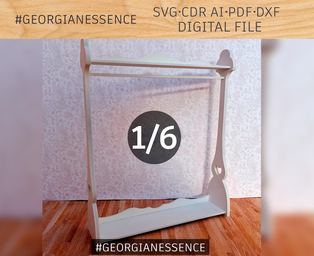 Laser Cut Files Thickness 3 Mm. Doll Cloth Hanger. Suitable for 1/6 ...