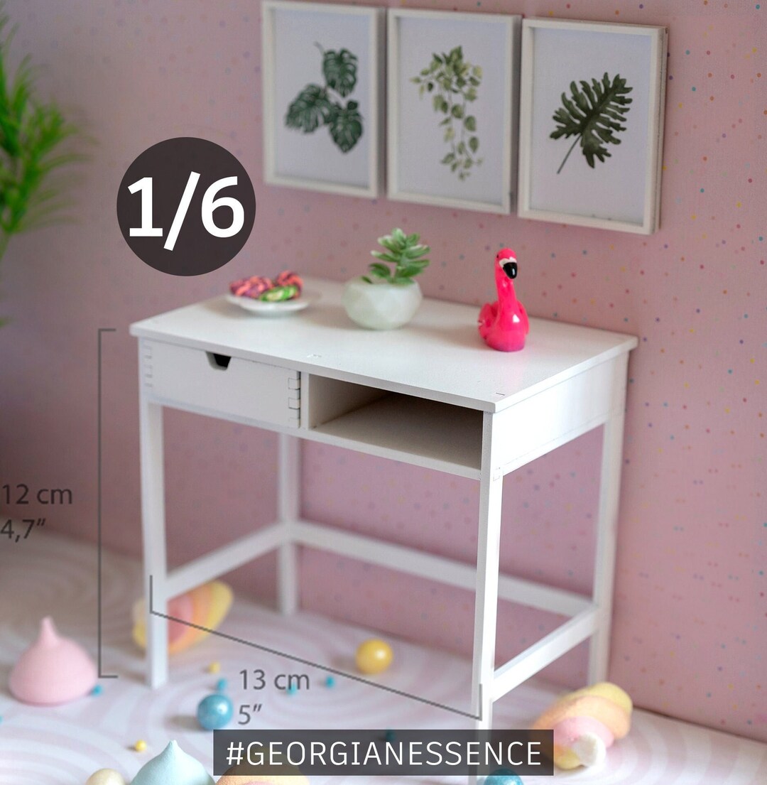 Cute Table for Dolls 1/6 Dollhouse Furniture 12 In: FR, Integrity ...