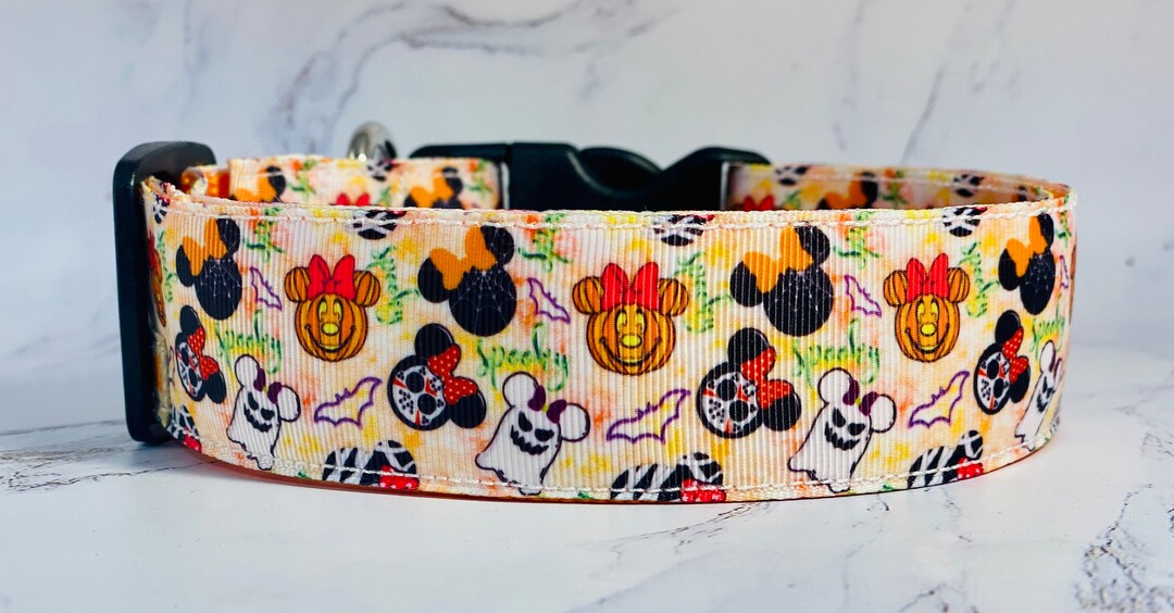 1.5 Spooky Mice Dog Collar/pet Collar/halloween/horror/cartoon/mouse ...
