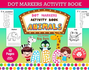 Halloween Dot Marker Printable Dot Markers Activity Dot - Etsy