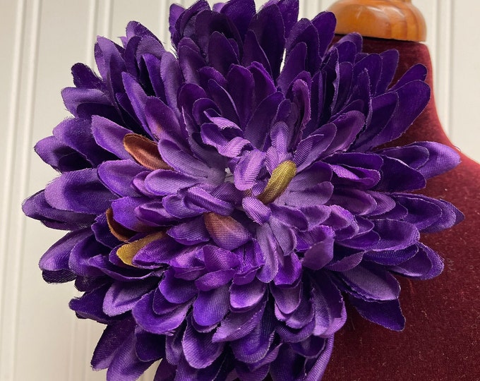Large Purple Flower Brooch Pin Shoulder Corsage Flower Pins Brooches Large Flower Large Brooch ...