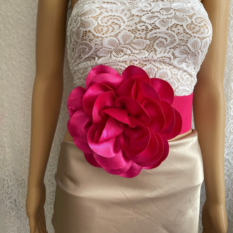 Flower Sash Belt Etsy