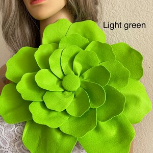 Yellow Large Flower Brooch Pin Shoulder Corsage Flower Brooch Pin ...