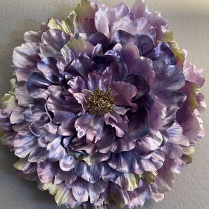 Purple Large Flower Brooch Pin Party Flower Brooch Wedding Accessory ...