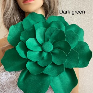 Yellow Large Flower Brooch Pin Shoulder Corsage Flower Brooch Pin ...