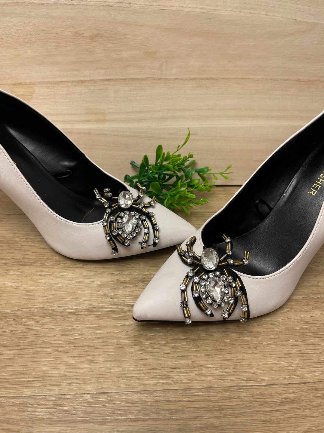 Spider Shoe Clip Black Spider Shoe Charm Halloween Shoe Clips Spider ...
