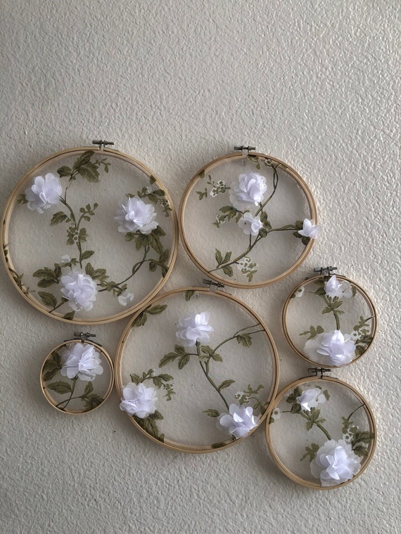 White Flower Wall Decor Wedding Decorations Wall Art Bridal - Etsy