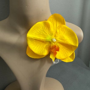 Pink Orchid Brooch Pin: Felt Flower Shoulder Accessory - Etsy