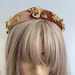 Queen Bee Embellished Headband Rhinestone Queen Bee Velvet Padded ...