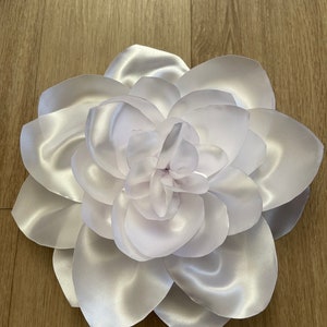 Extra Large White Flower Brooch Pin Bridal Flower Pin Accessories ...