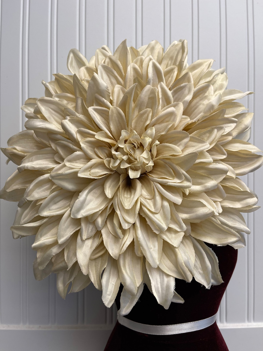 Oversized Flower Brooch Pin Shoulder Corsage Party Flower Pin off White ...
