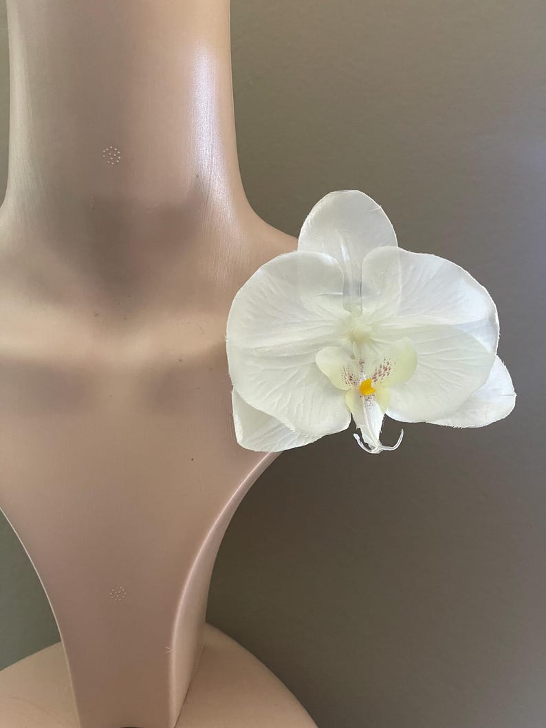 Pink Orchid Brooch Pin: Felt Flower Shoulder Accessory - Etsy