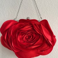 Red Flower - Etsy