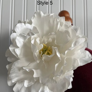 White Silk Flower Brooch White Flower Shoulder Flower Pin Brooches ...