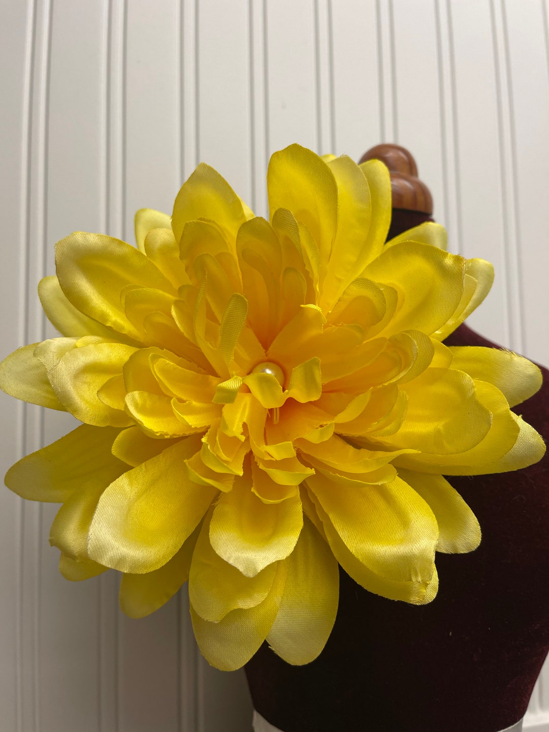 Large Yellow Flower Brooch Pins Shoulder Corsage Brooches Pin for Dress ...