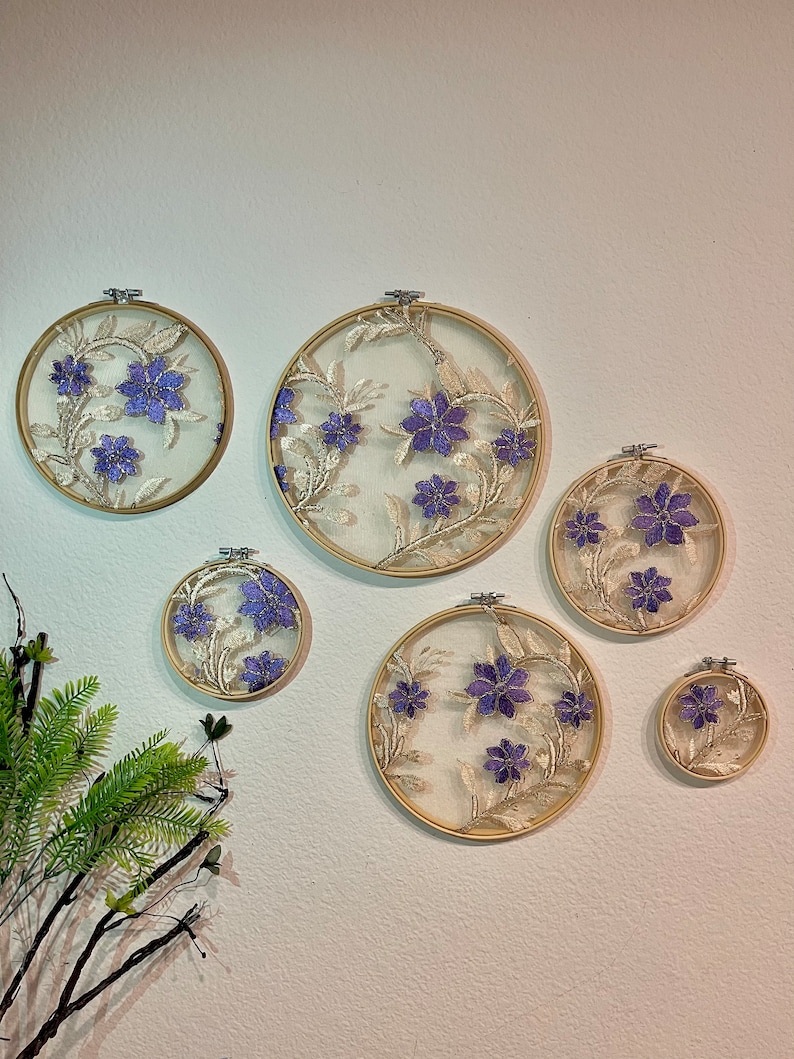 Embroidery Wall Decor Wall Art Wall Hangings Decorations - Etsy