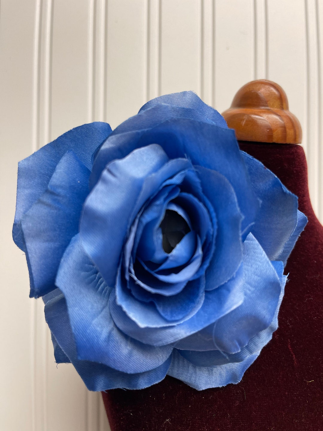 Blue Large Flower Brooch Pin Flower Brooch Pin Shoulder Corsage Large ...