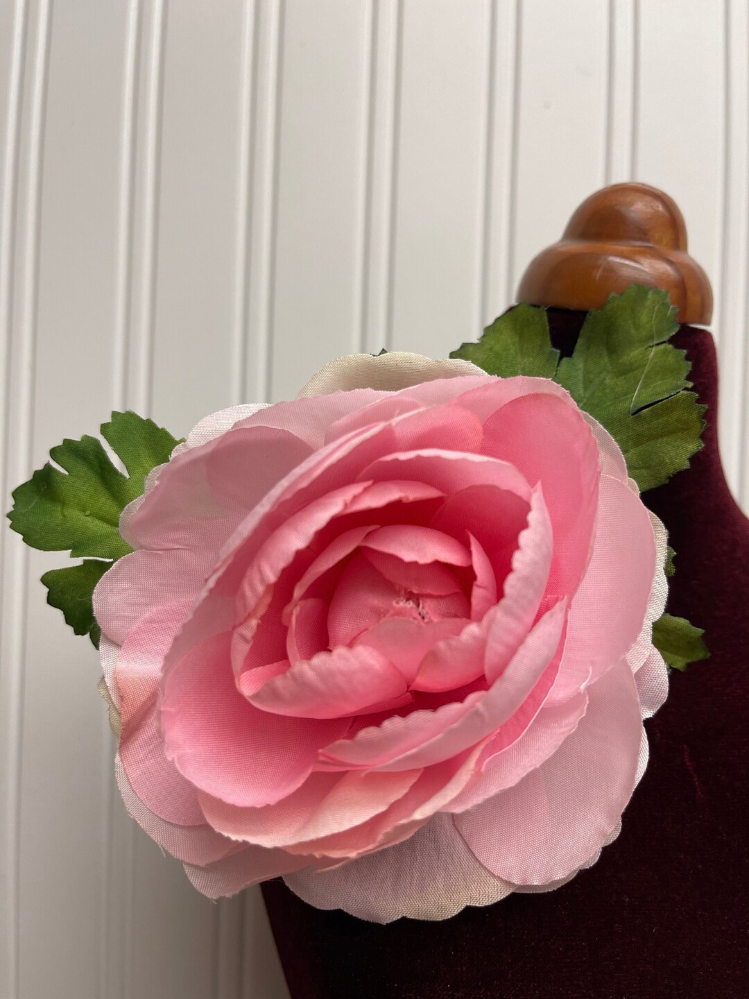 Large Pink Flower Brooch Pin Flower Brooches Shoulder Corsage Pin ...
