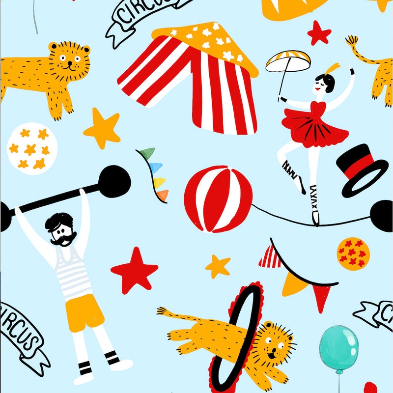 Circus Fabric - Etsy