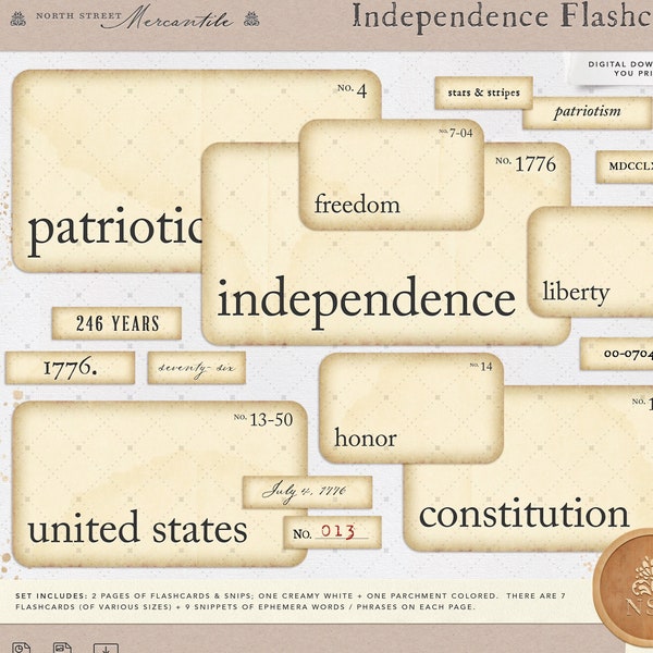 Vintage Flashcards - Etsy